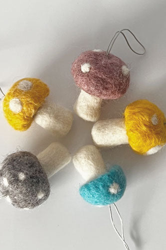 Wool Felted Mushroom – Maker's Loft